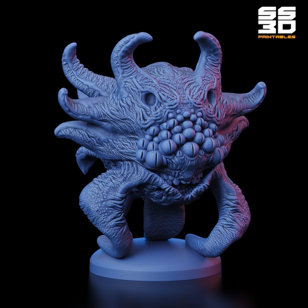 Alien creature Highly detailed Table top stl - SS3DPRINTABLES