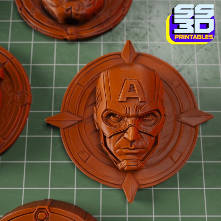 Super Hero Badge Collection stl - SS3DPRINTABLES
