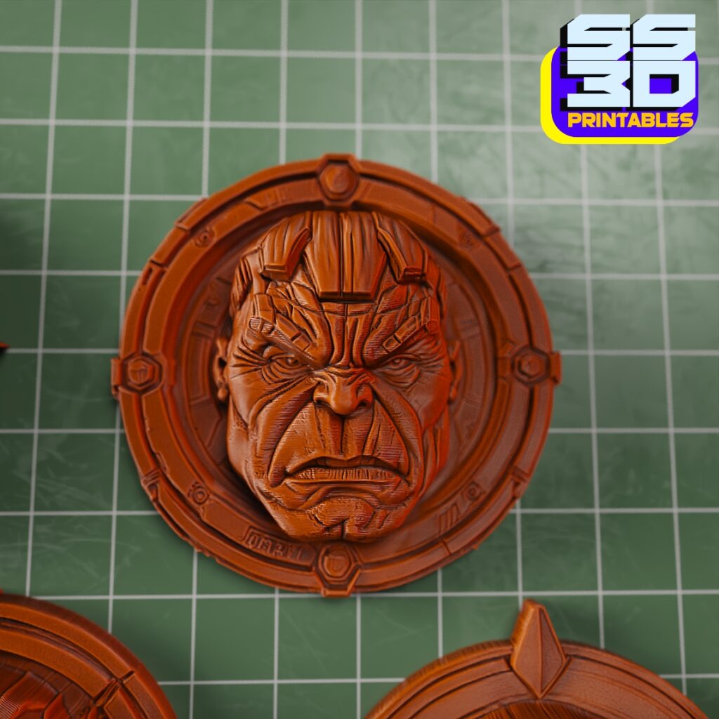 Super Hero Badge Collection stl - SS3DPRINTABLES