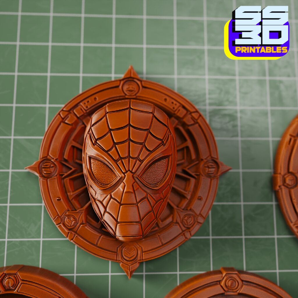 Super Hero Badge Collection stl - SS3DPRINTABLES