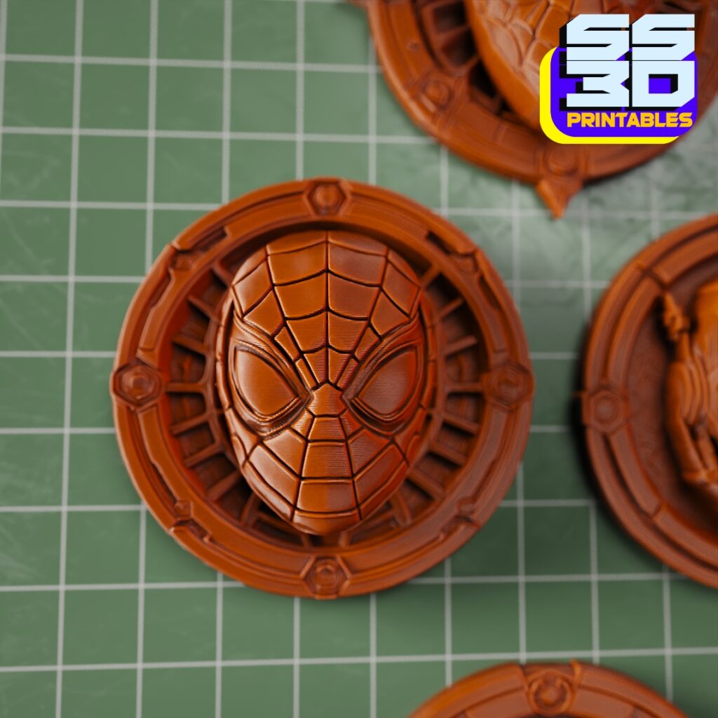 Super Hero Badge Collection stl - SS3DPRINTABLES
