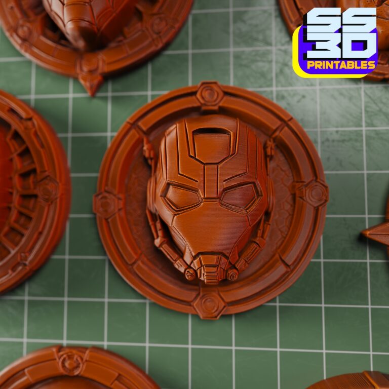 Super Hero Badge Collection stl - SS3DPRINTABLES