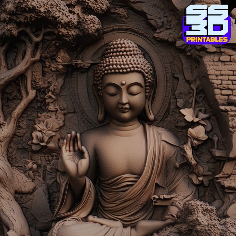 Buddha Mediation stl - SS3DPRINTABLES