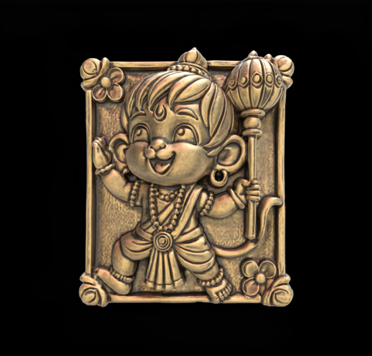 cute hanuman 3dmodel cnc carvings - SS3DPRINTABLES